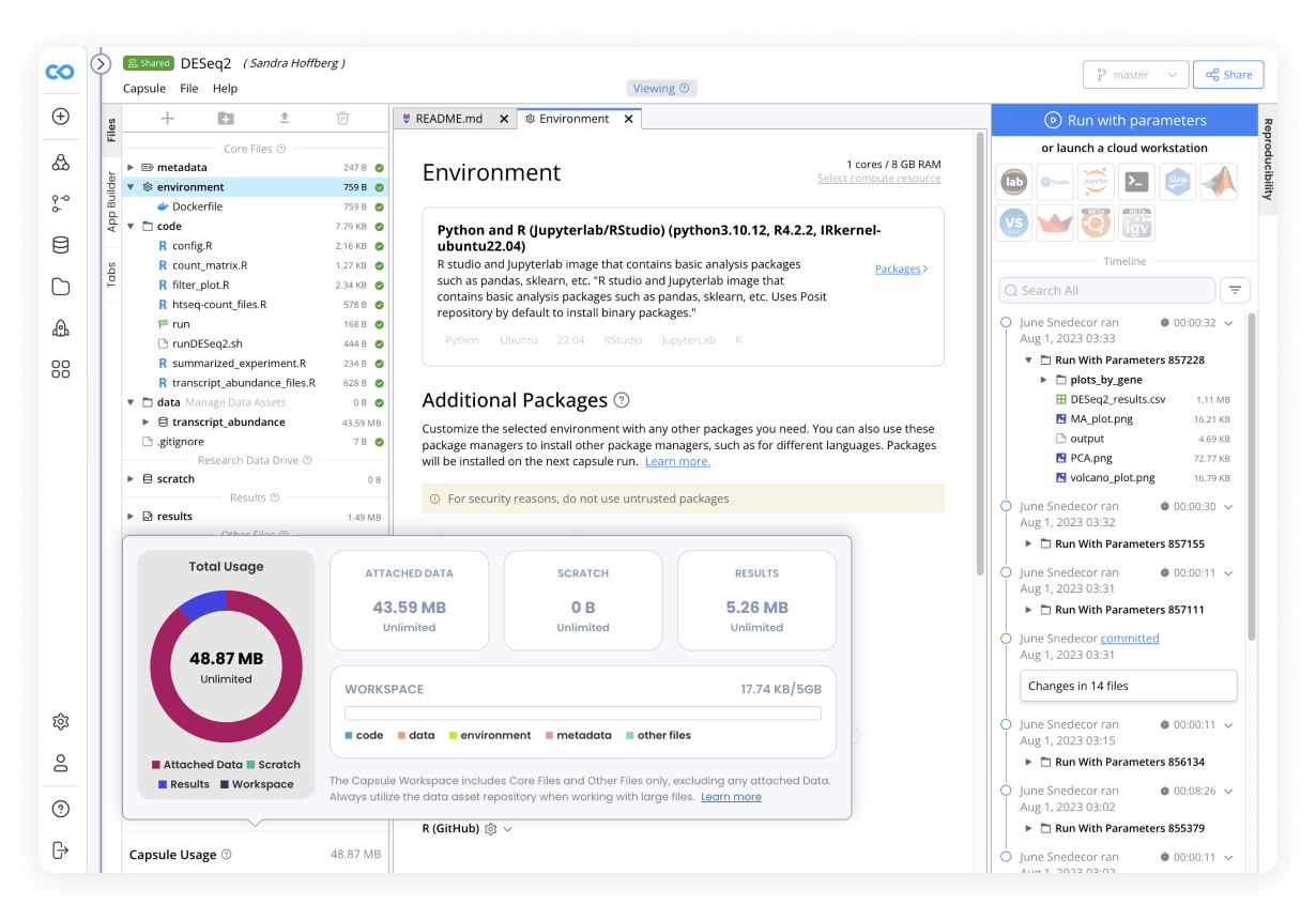 Code Ocean software overview | Code Ocean